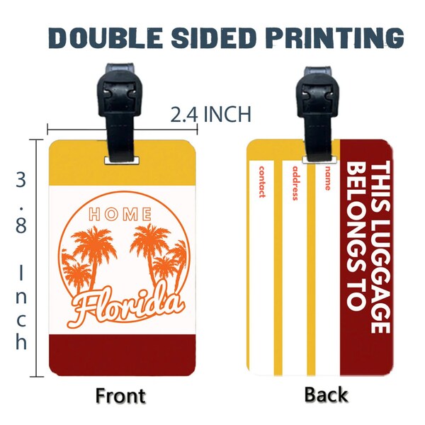 Florida Luggage Tags - Etsy