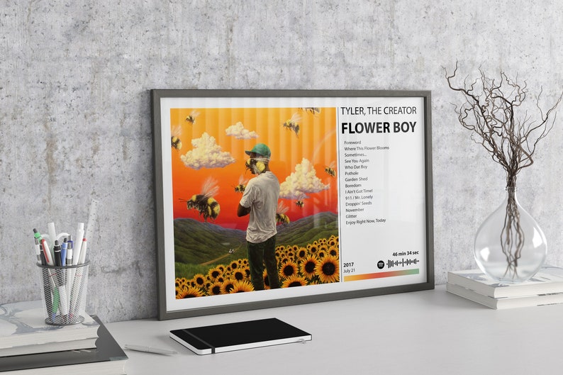 Tyler the Creator Flower Boy Poster Tyler the Creator - Etsy