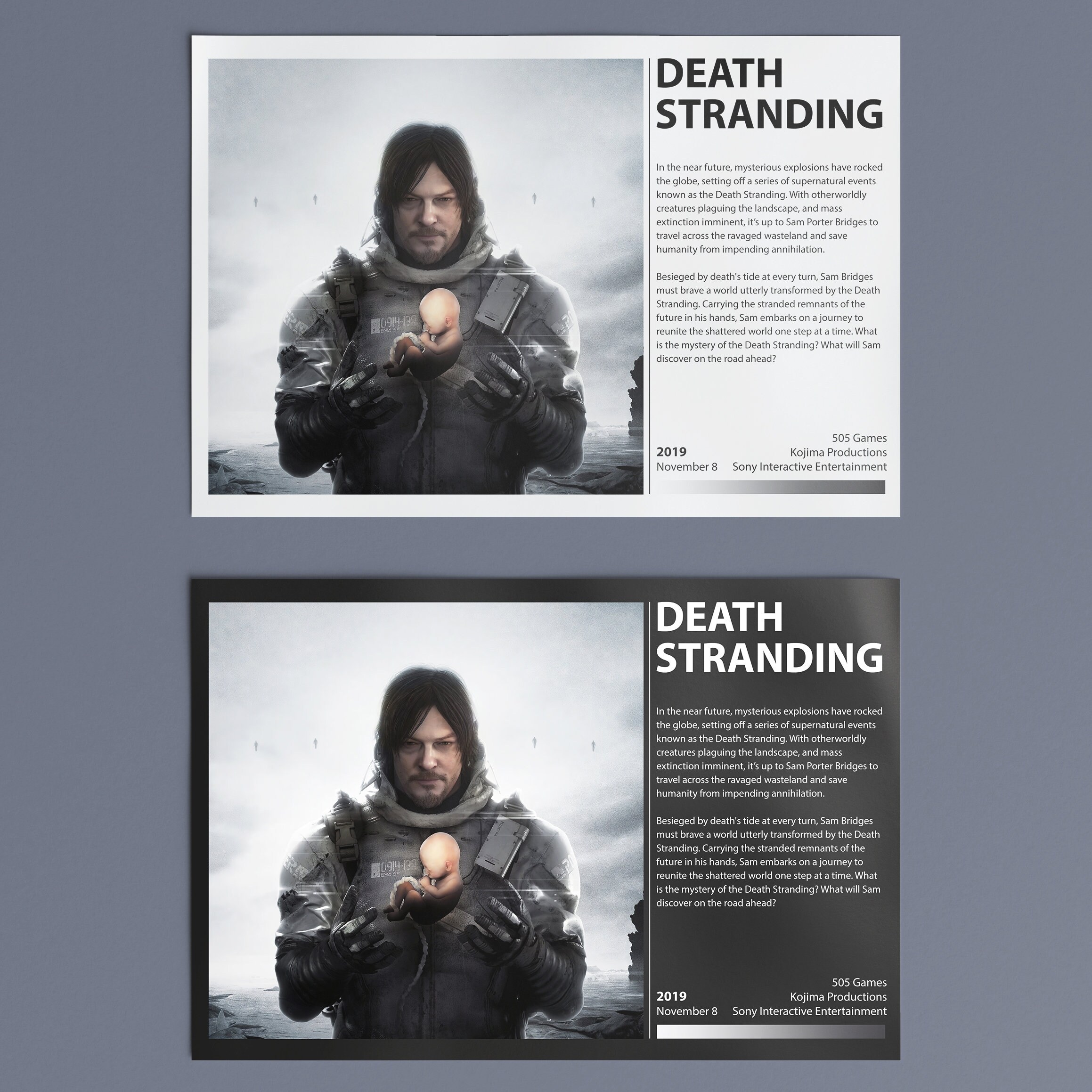 Death Stranding Poster Gaming Poster Gaming Room Wall Décor Gift for ...