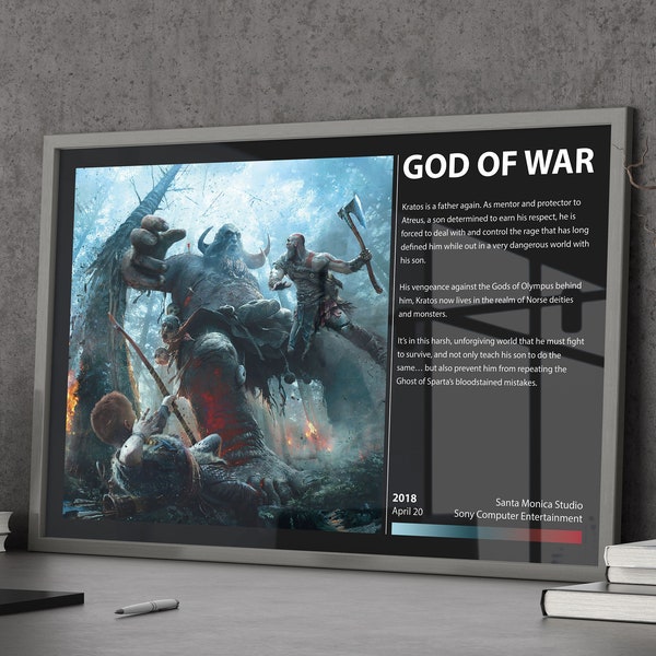 God of War Posters - Etsy