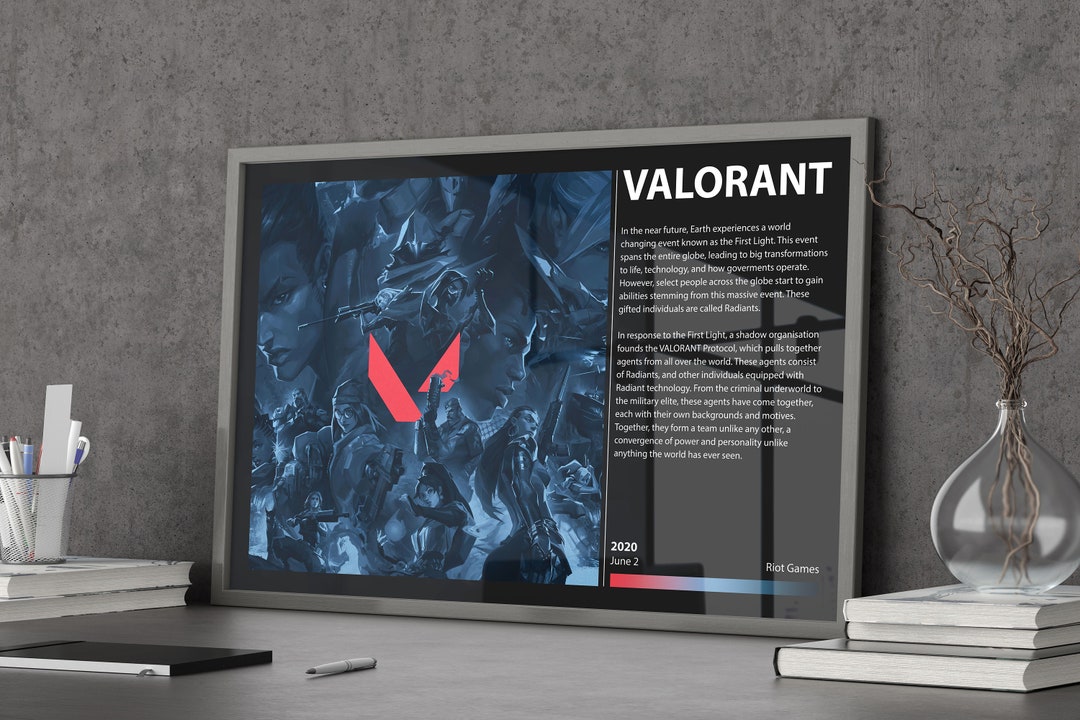 Valorant Poster Gaming Poster Gaming Room Wall Décor Gift for Him or ...