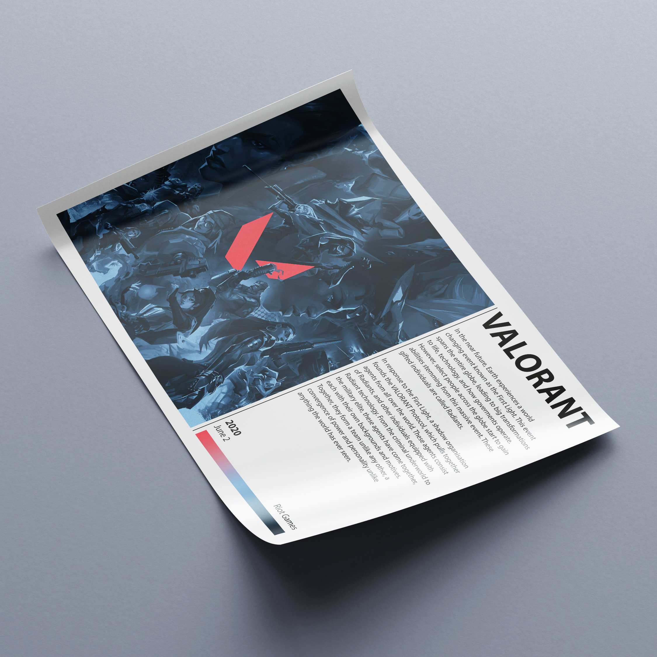 Valorant Poster Gaming Poster Gaming Room Wall Décor Gift for Him or ...