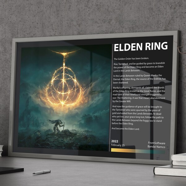 Elden Ring Poster - Etsy