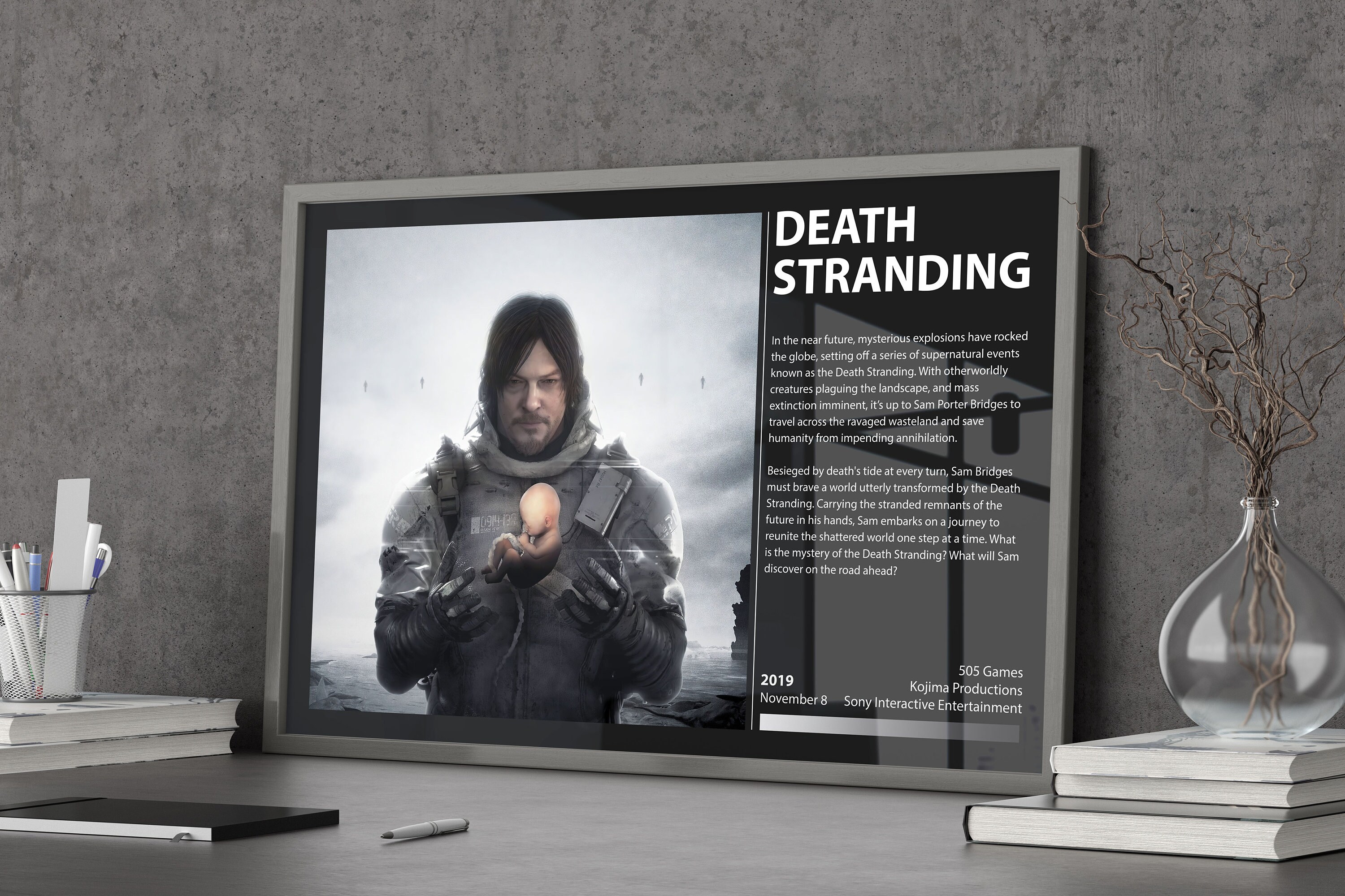 Death Stranding Poster Gaming Poster Gaming Room Wall Décor Gift for ...
