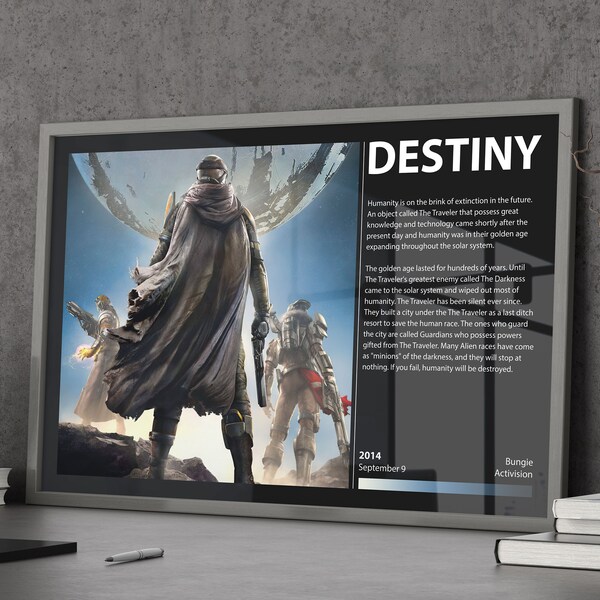 Destiny 2 Poster - Etsy