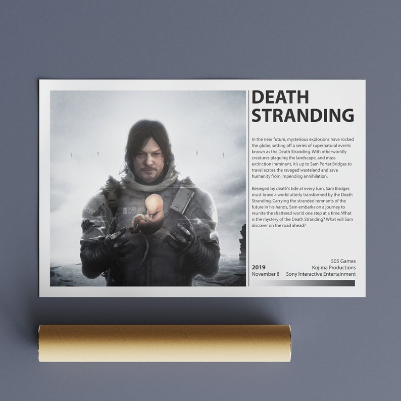 Death Stranding Poster Gaming Poster Gaming Room Wall Décor Gift for ...