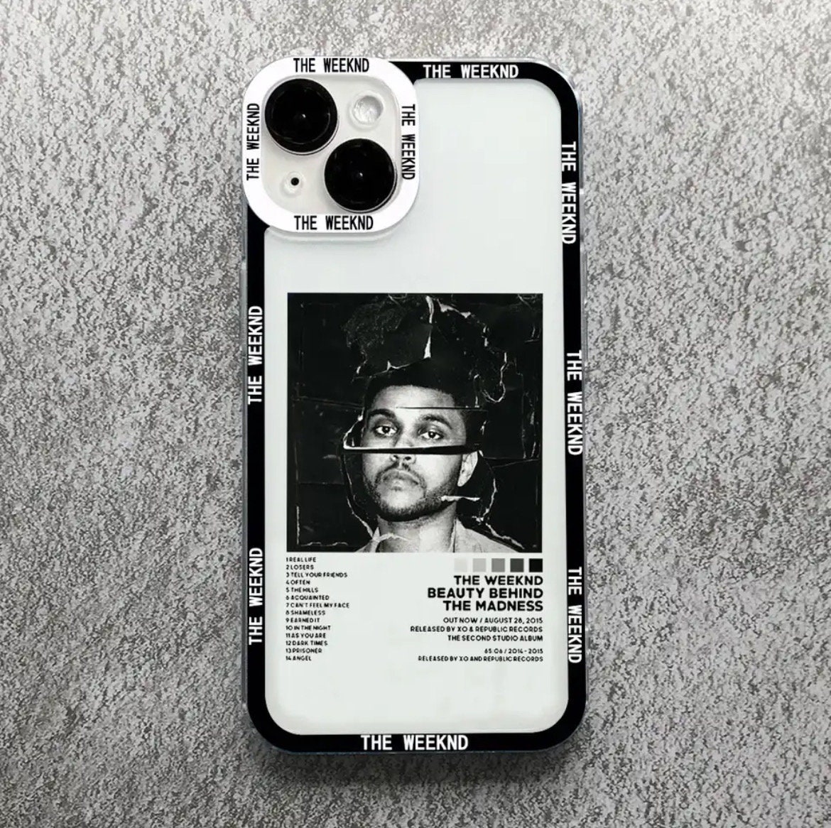 The Weeknd Phone Case, iPhone Phone Case, Phone Case Rapper, Hip Hop ...