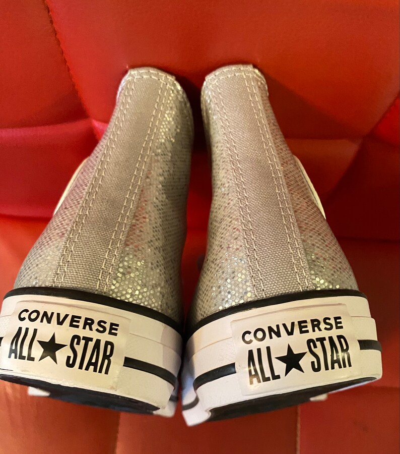 NEW Size 5 Converse All Star High-top Sliver Sneaker, Chuck Taylor - Etsy