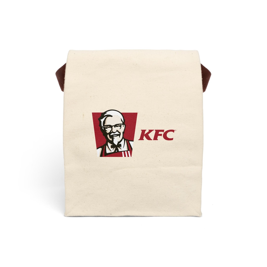 KFC Canvas Lunch Bag With Strap - Etsy