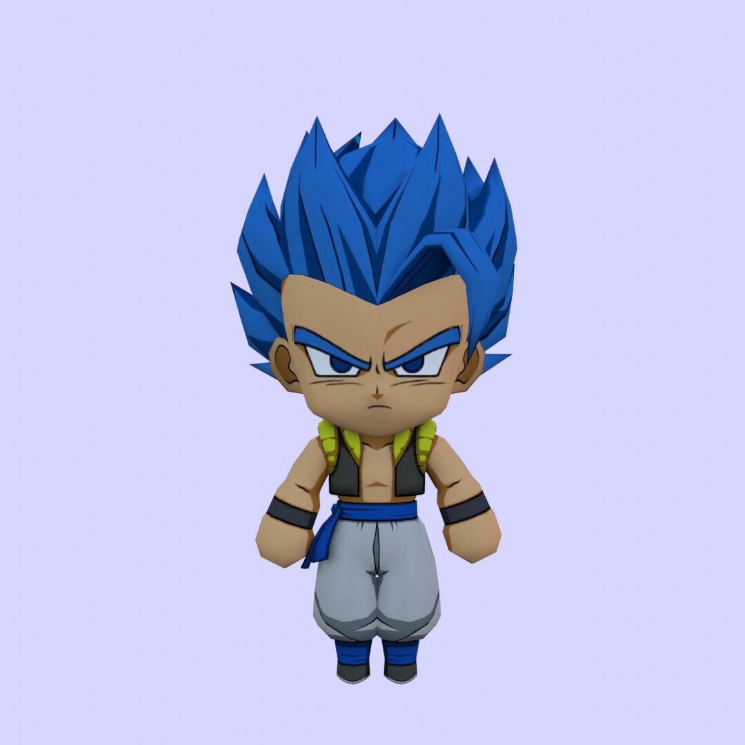 Gogeta super Saiyan Blue Chibi-z - Etsy Australia