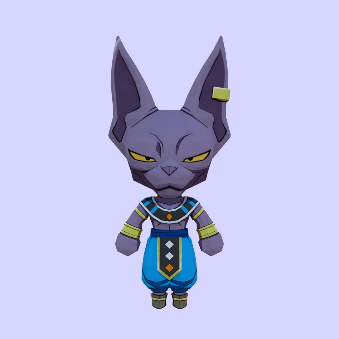 Beerus Chibi-z - Etsy