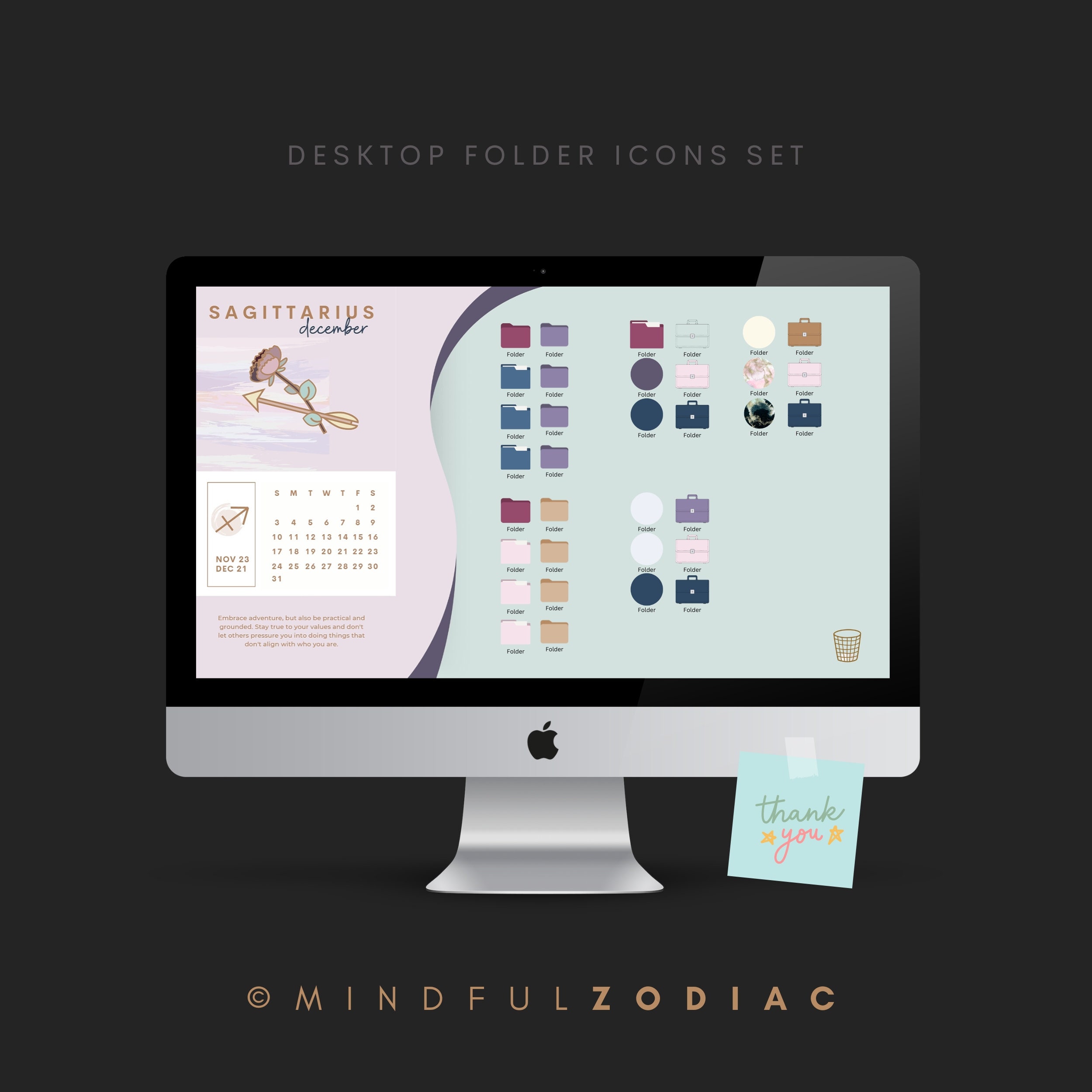 Desktop Folders & File Icons - Bundle Pack of 34 Icons, Desktop Folder ...