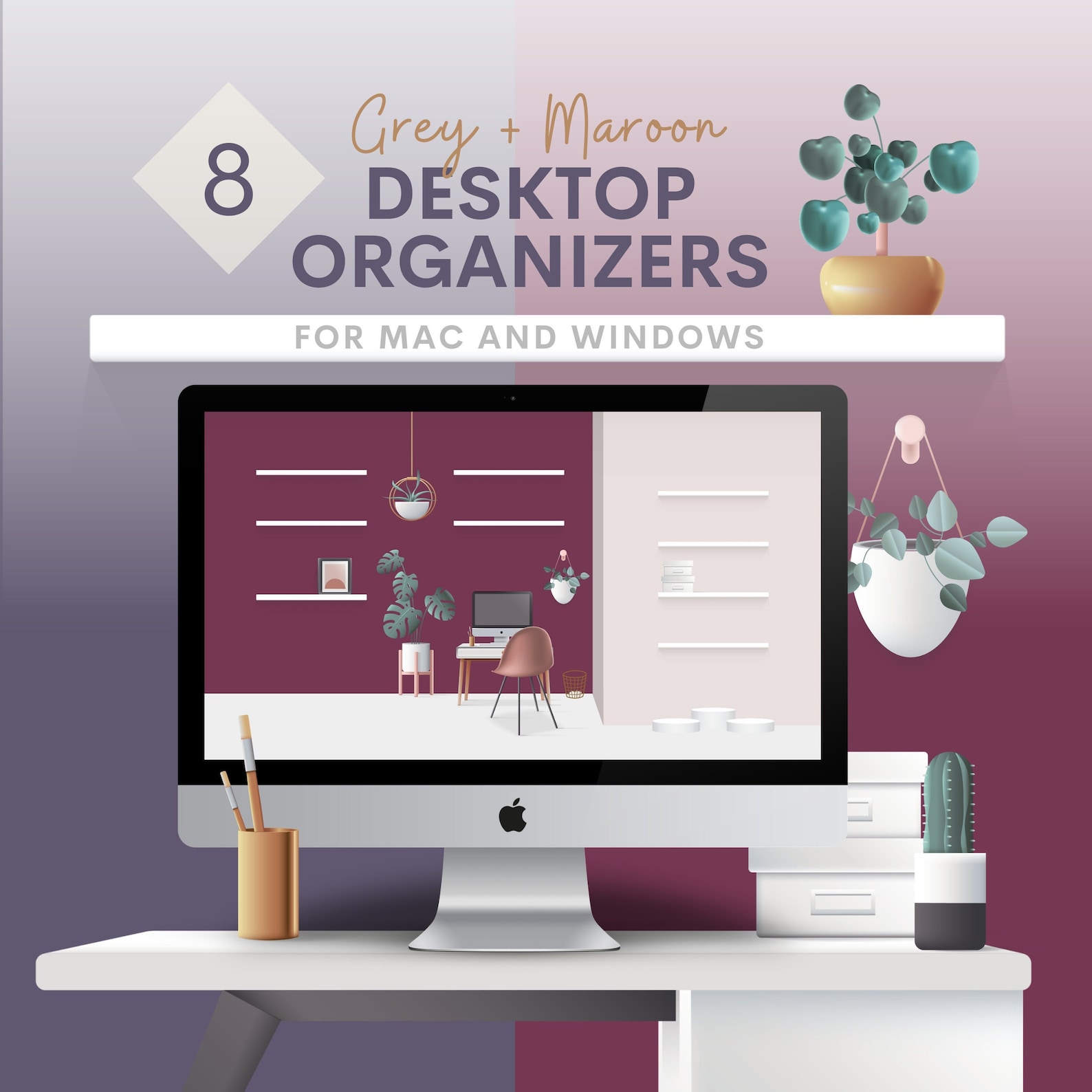 Desktop Wallpaper Organizer for Laptop Wallpaper Desktop Aesthetic ...