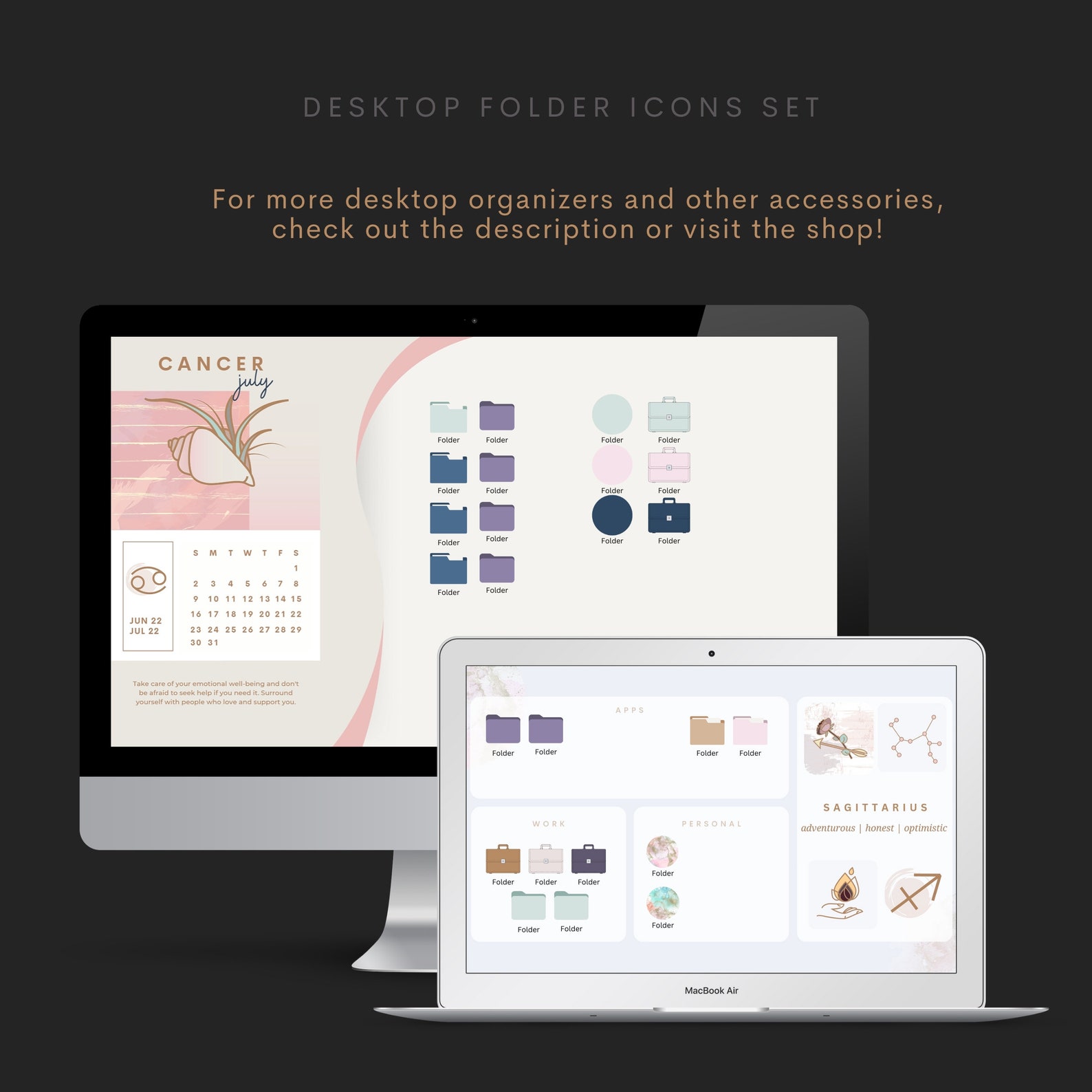 Desktop Folders & File Icons - Bundle Pack of 34 Icons, Desktop Folder ...
