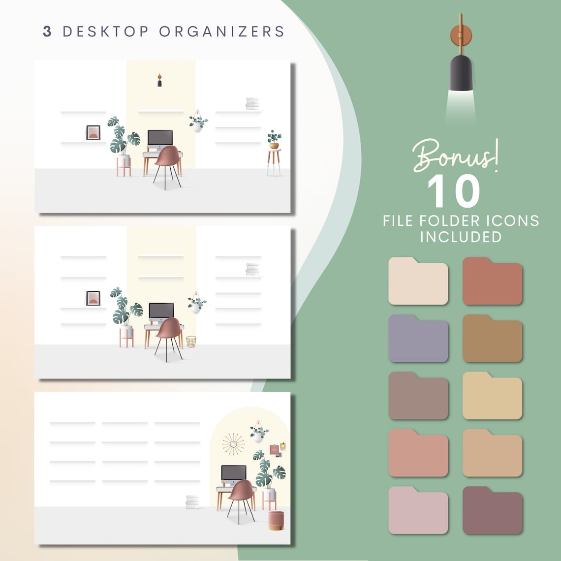 Desktop Organizer Wallpaper Desktop Wallpaper Desktop - Etsy