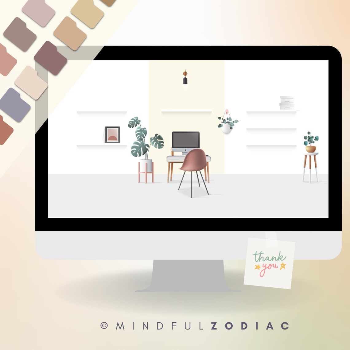 Desktop Organizer Wallpaper Desktop Wallpaper Desktop - Etsy