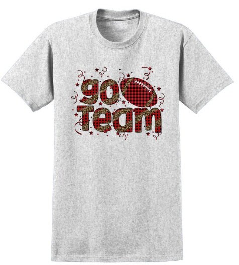 Go Team Football Shirt Design Football Buffalo Plaid & - Etsy