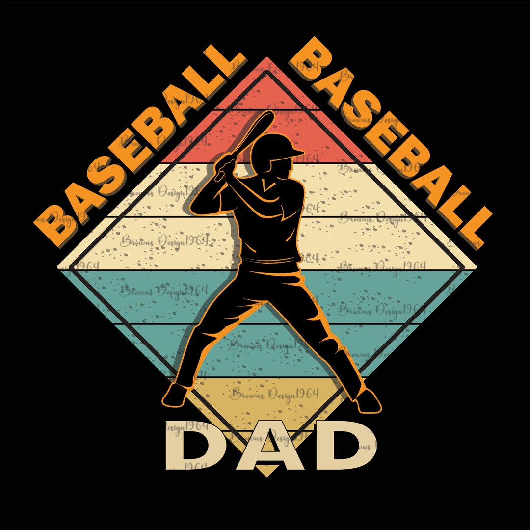 Vintage Baseball Dad Png, Baseball Dad Png - Etsy