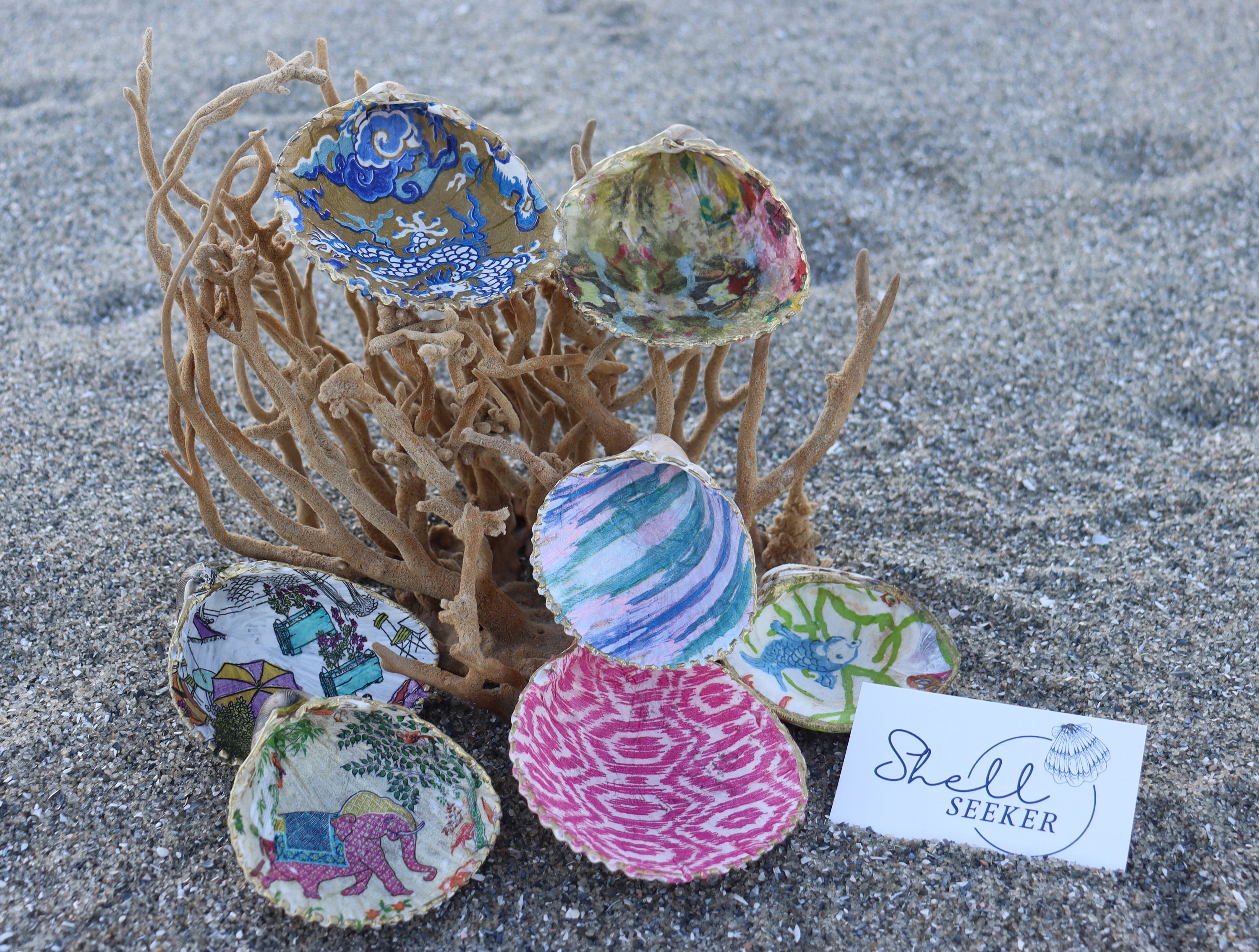 Blue Dragon Shell Jewelry Holder Jewelry Display Ring Holder Ring Dish ...