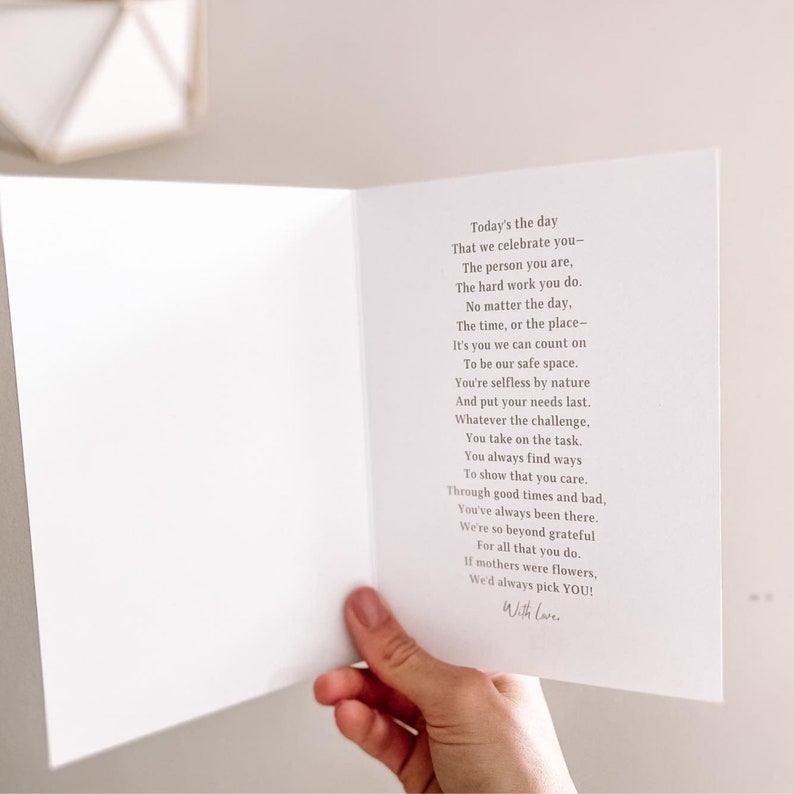 Mother's Day Handprint Craft, Mother's Day Flower Poem, DIY Craft ...