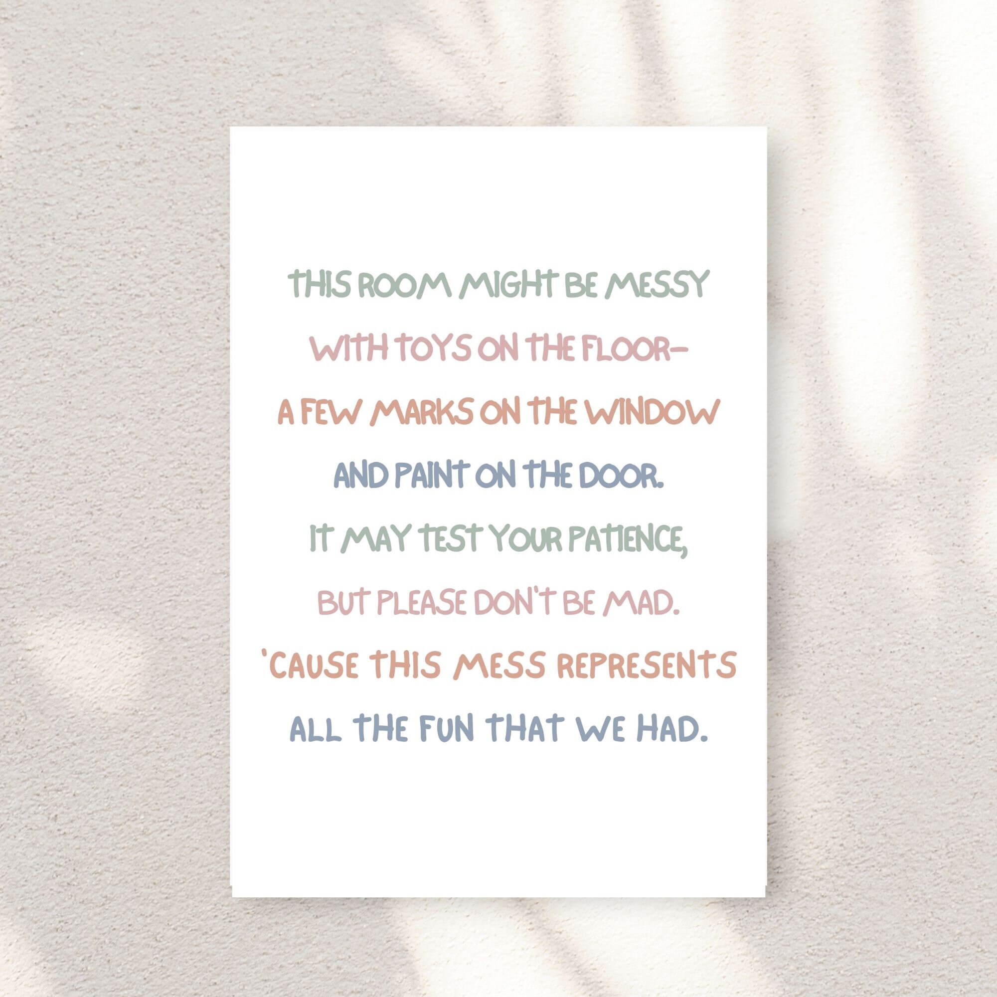 Printable Kids Room Sign, Play Room Wall Decor, Toy Room Wall Art ...