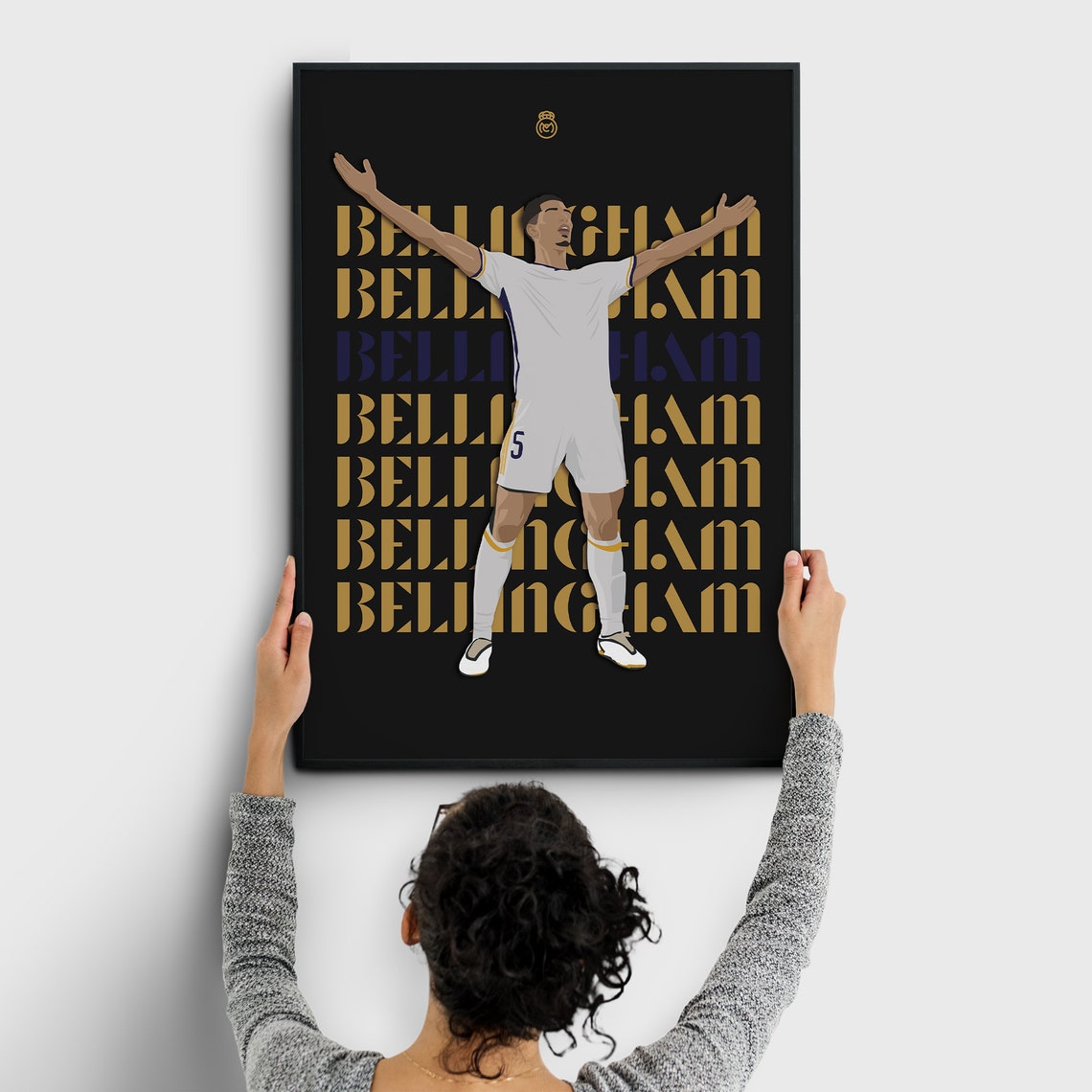 Jude Bellingham Printable, Bellingham Real Madrid Poster, Digital ...