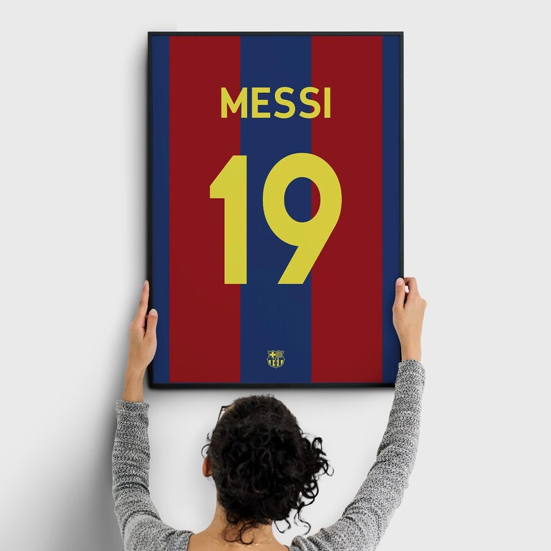 Lionel Messi Jersey Kit, Messi Barcelona Kit, Barcelona Printable ...