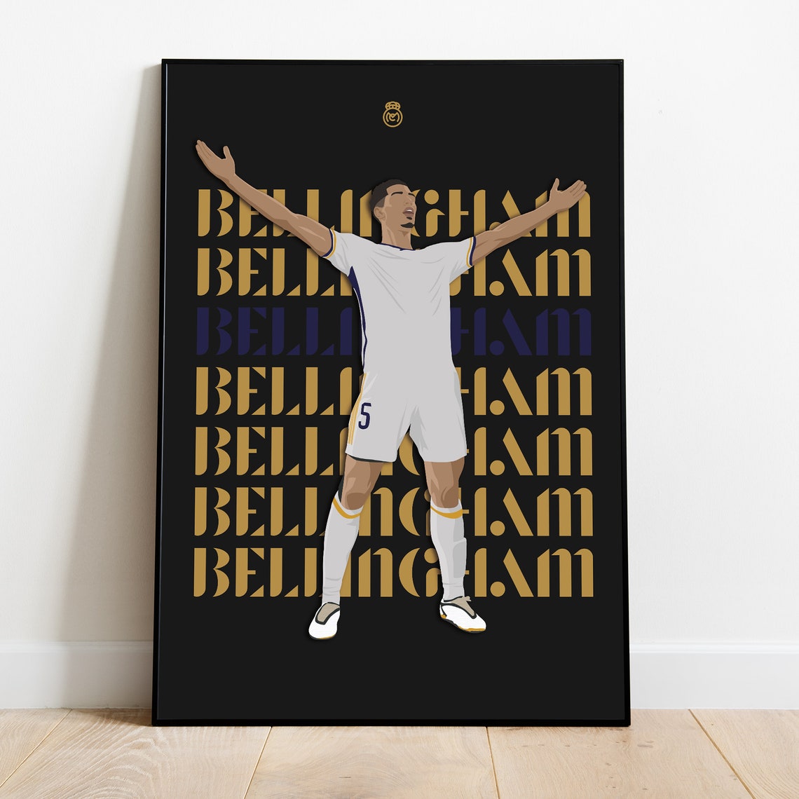 Jude Bellingham Printable, Bellingham Real Madrid Poster, Digital ...