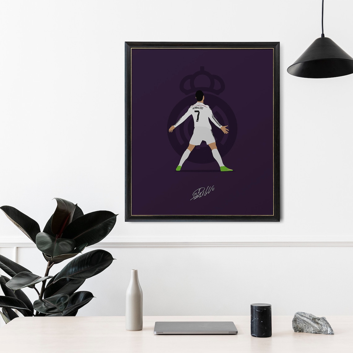 Cristiano Ronaldo Print, Ronaldo Real Madrid, Digital Download, Digital ...