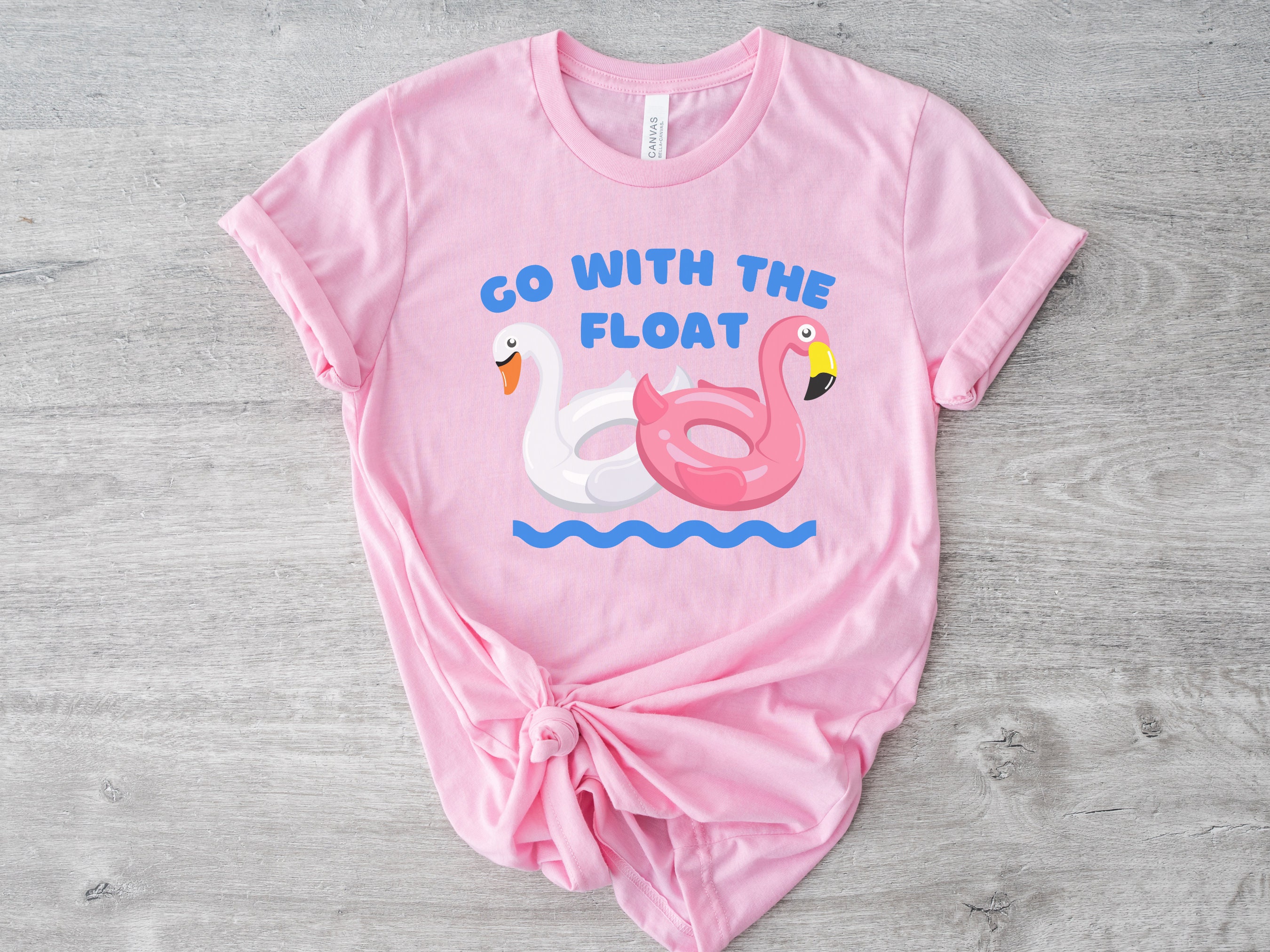 Go With the Float T-shirt Float Trip Shirt Pool Day Shirt - Etsy