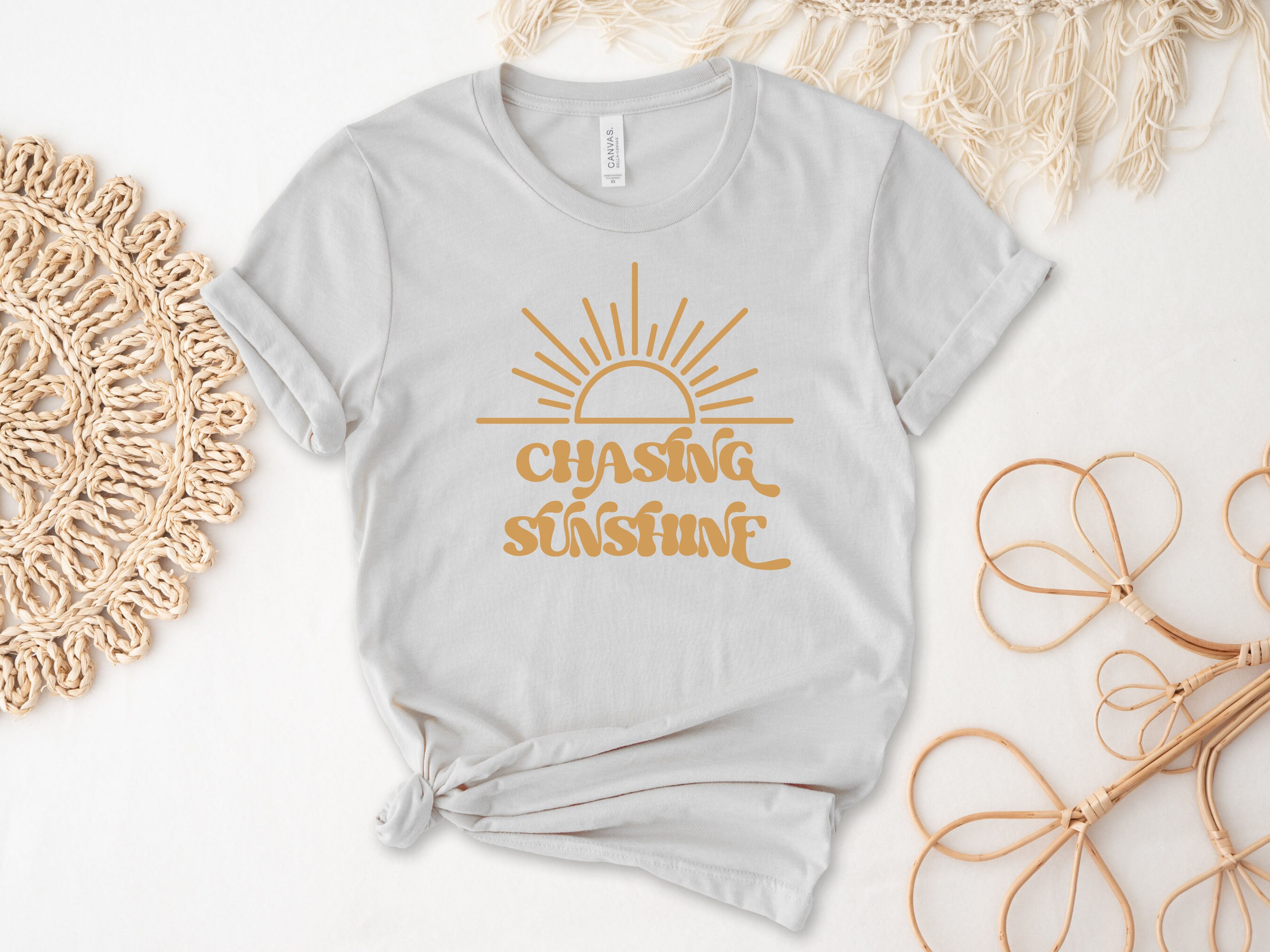 Chasing Sunshine T-shirt, Summer Vibes Shirt, Beach Vacation Shirt ...