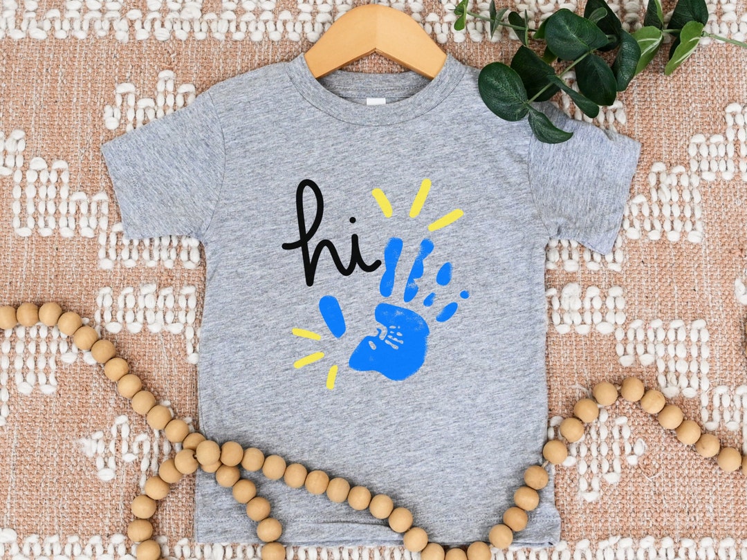 Hi Five Birthday Shirt, Five Year Old Birthday Tee, High Five Shirt, Hi ...
