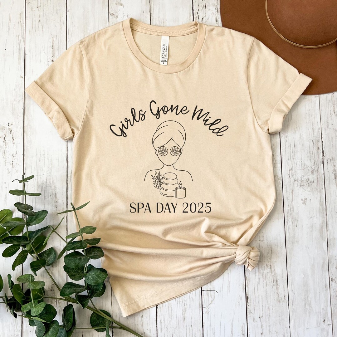 Personalized Girls Gone Mild Shirt, CUSTOM Spa Tees, Group Spa Shirts ...