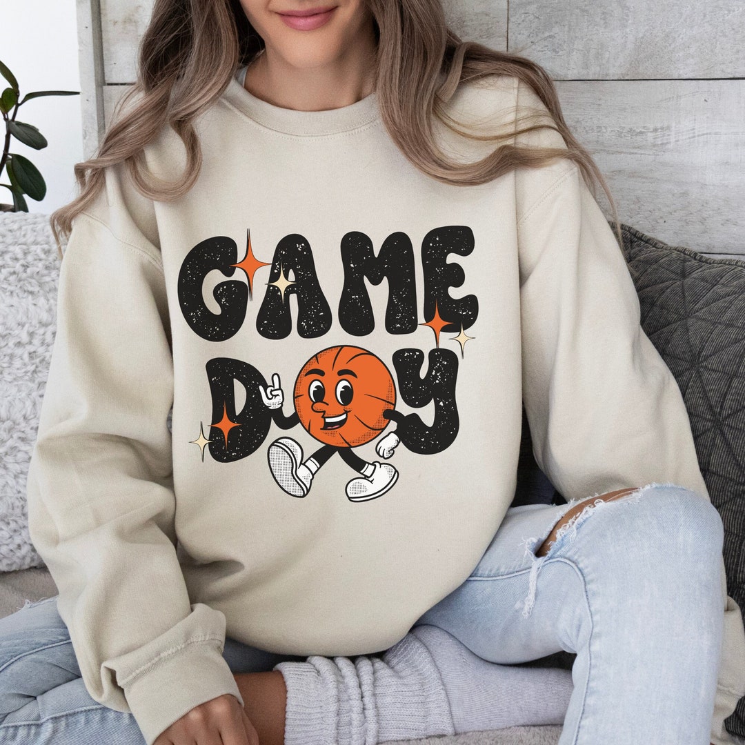Basketball Game Day Sweatshirt, Basketball Mom, Basketball Coach ...