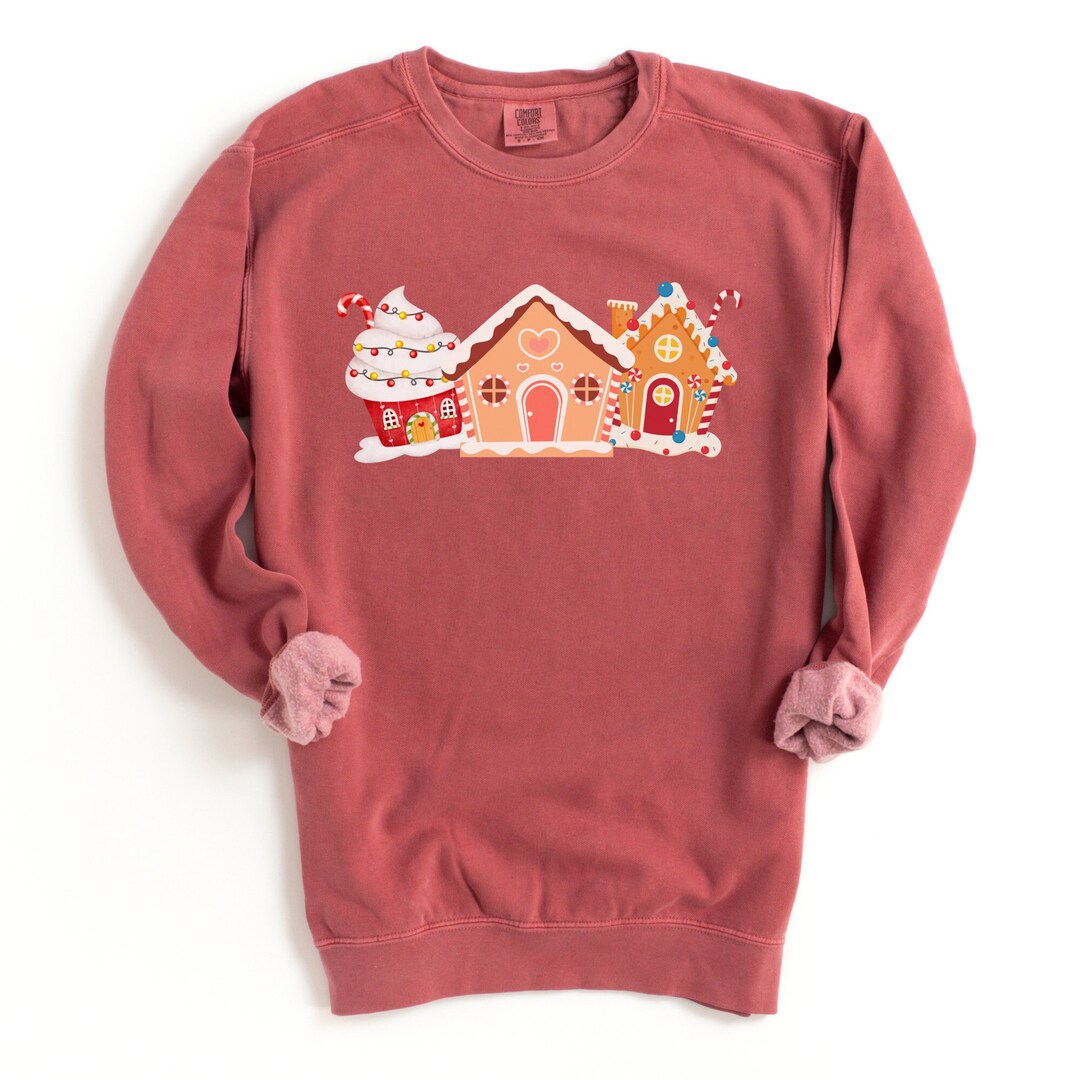 Gingerbread House Sweatshirt, Christmas Sweater, Old Fashioned ...