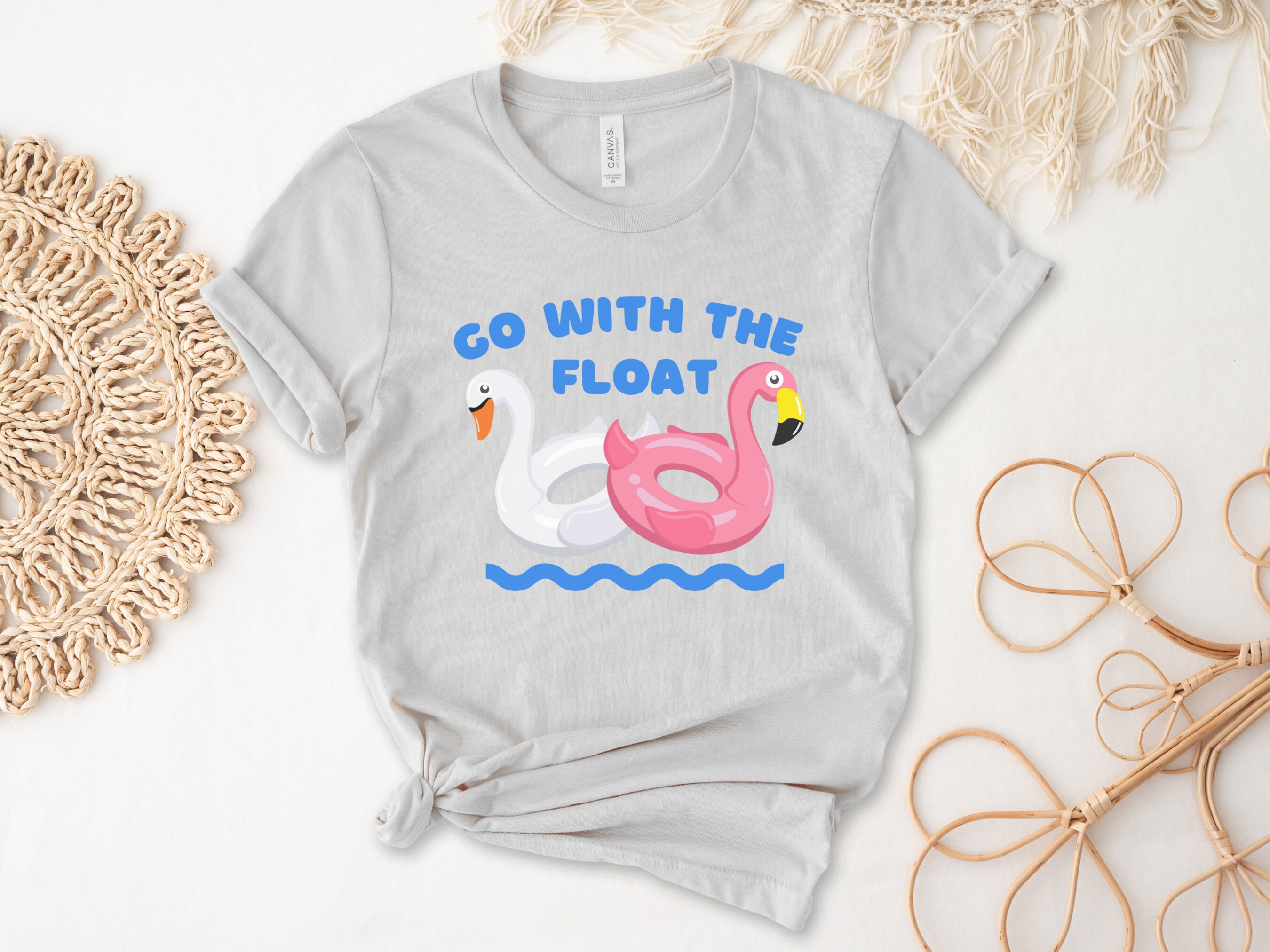 Go With the Float T-shirt Float Trip Shirt Pool Day Shirt - Etsy