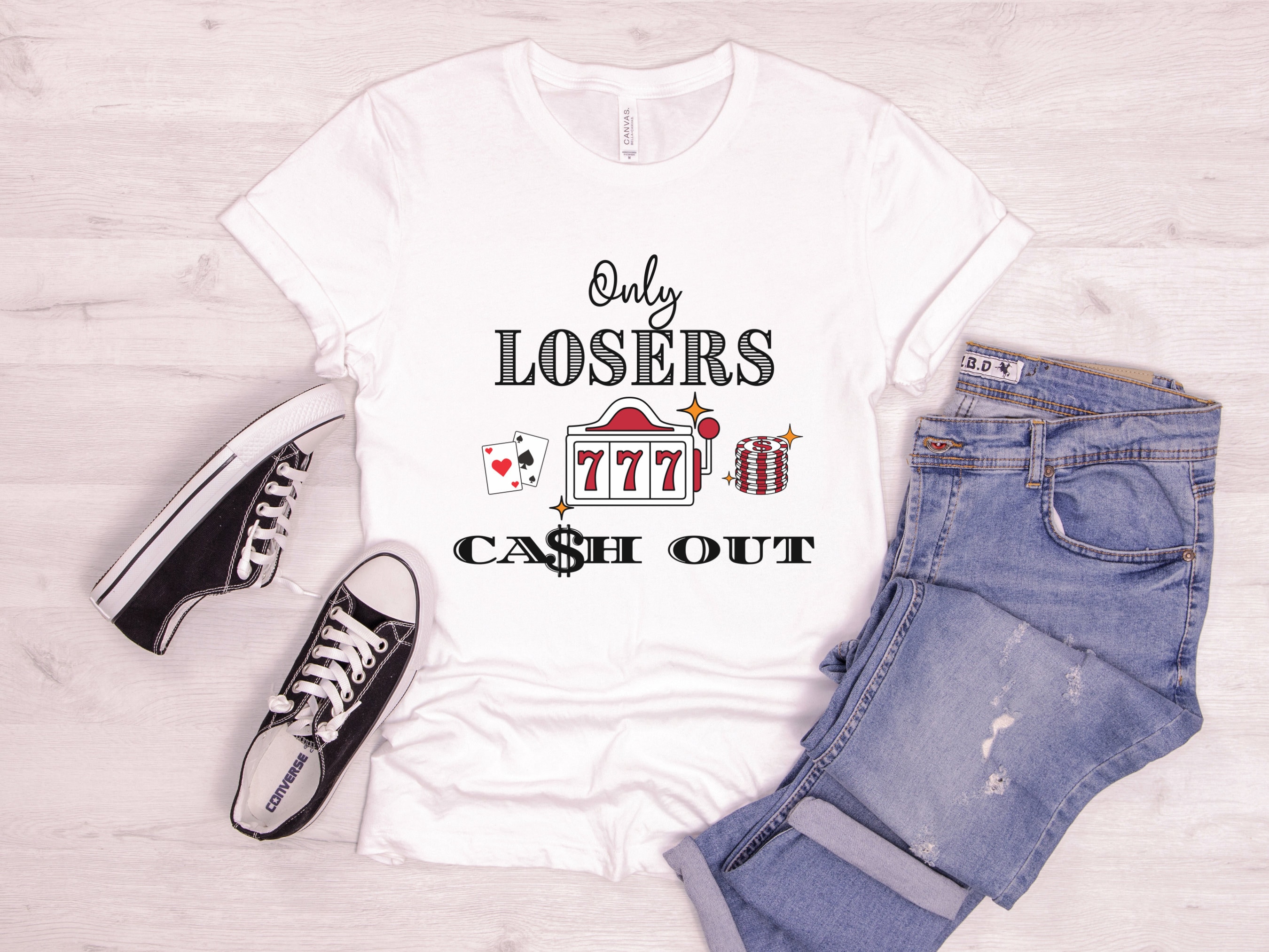Gambling T-shirt, Las Vegas Shirt, Casino T-shirt, Gift for Gambler ...