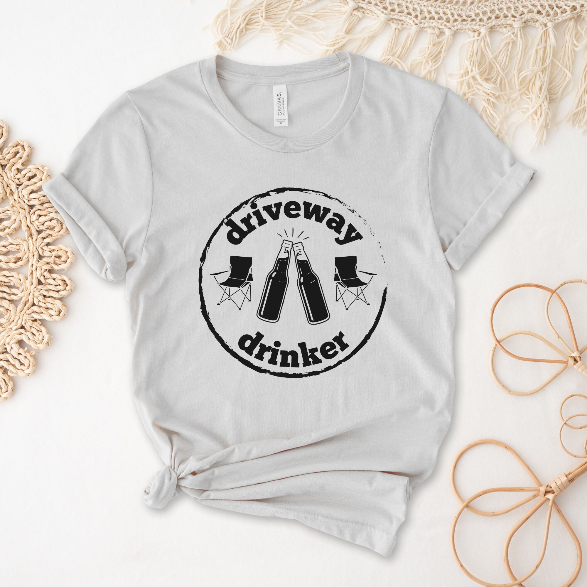 Driveway Drinker T-shirt, Funny Beer Gift, Funny Drinking Tee, House ...