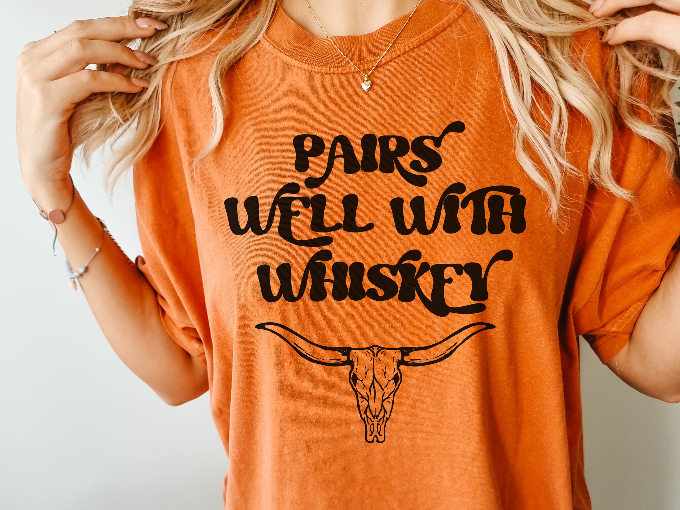 Pairs Well With Whiskey, Whiskey Shirt, Western Shirt, Bartender Shirt ...