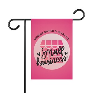Woman Owned and Operated Small Business Flag, Shop Small Flag, Support ...