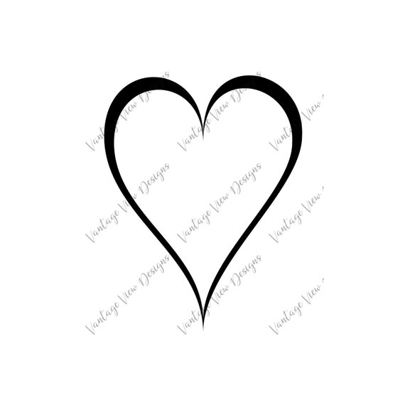 Outline Of Heart