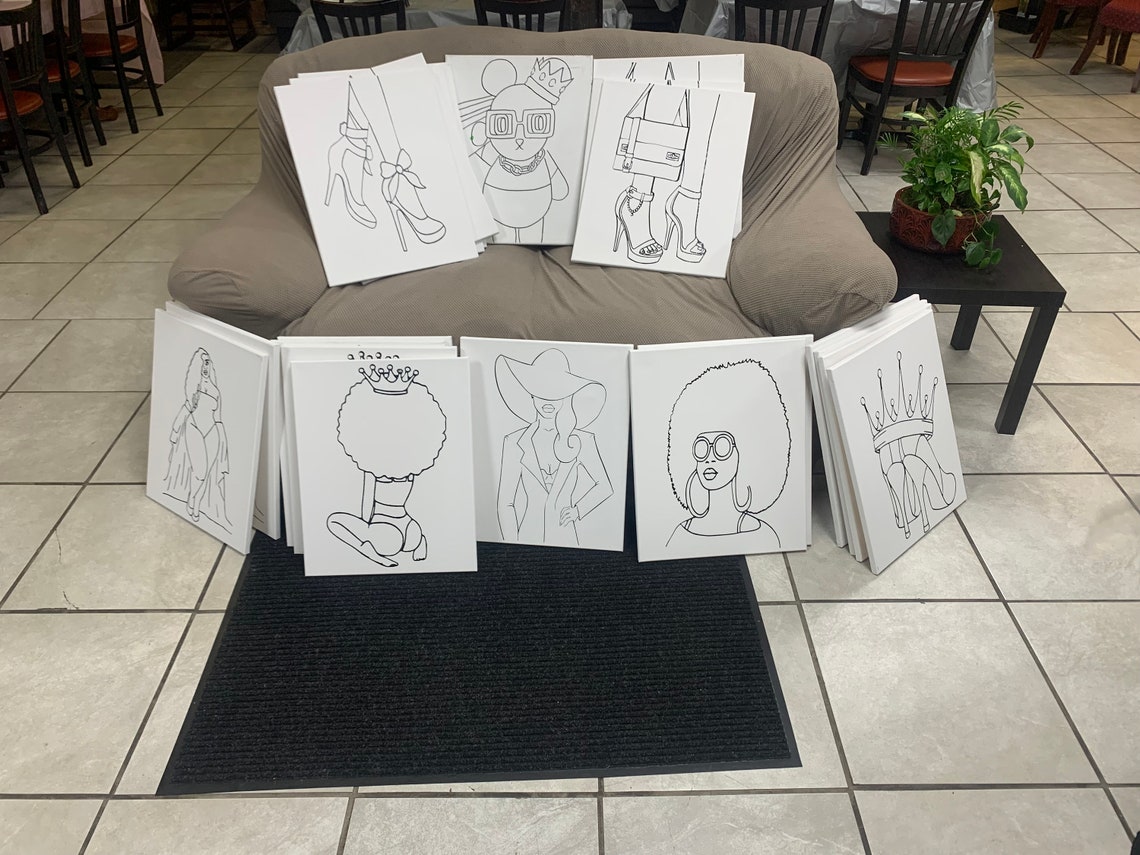 Pre-made Canvas - Etsy