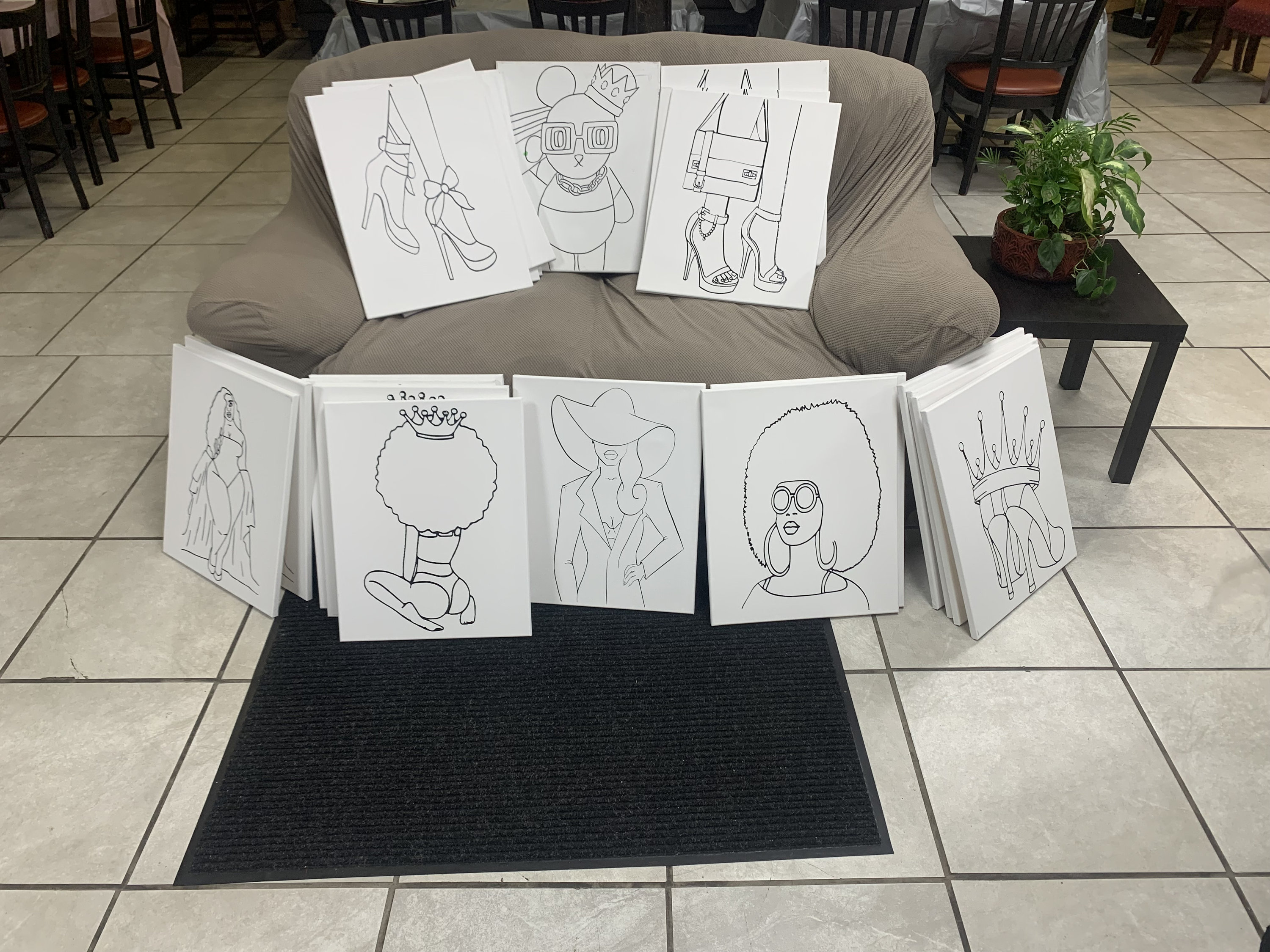 Pre-made Canvas - Etsy