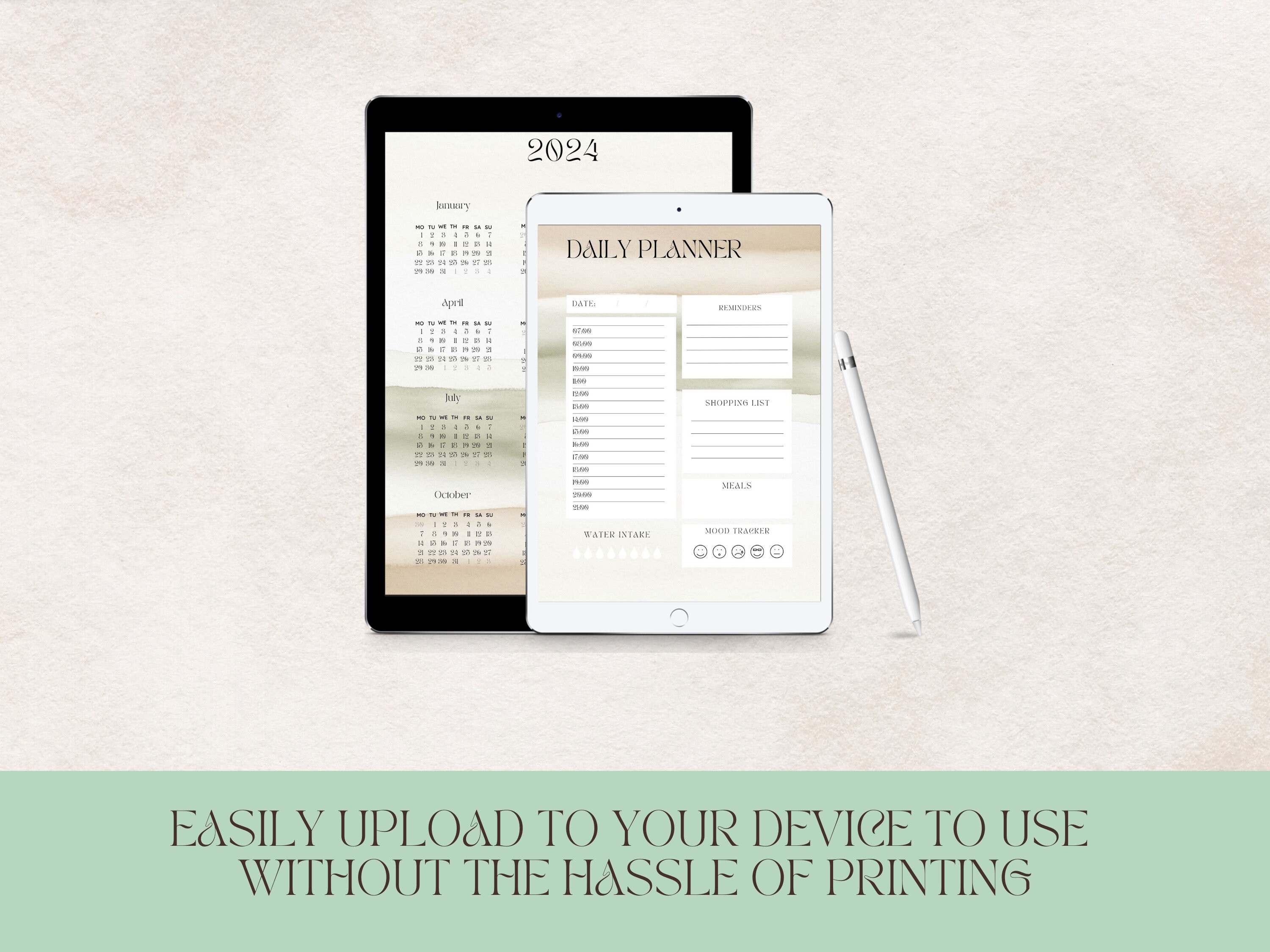 2024 Planner Inserts Printable: 2024 Diary and Calendar Monthly Planner ...