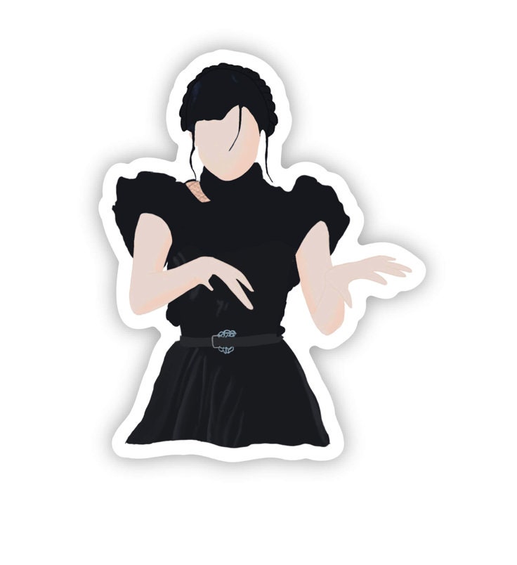 Lets Dance Sticker wednesday Dance Adams Wednesday - Etsy