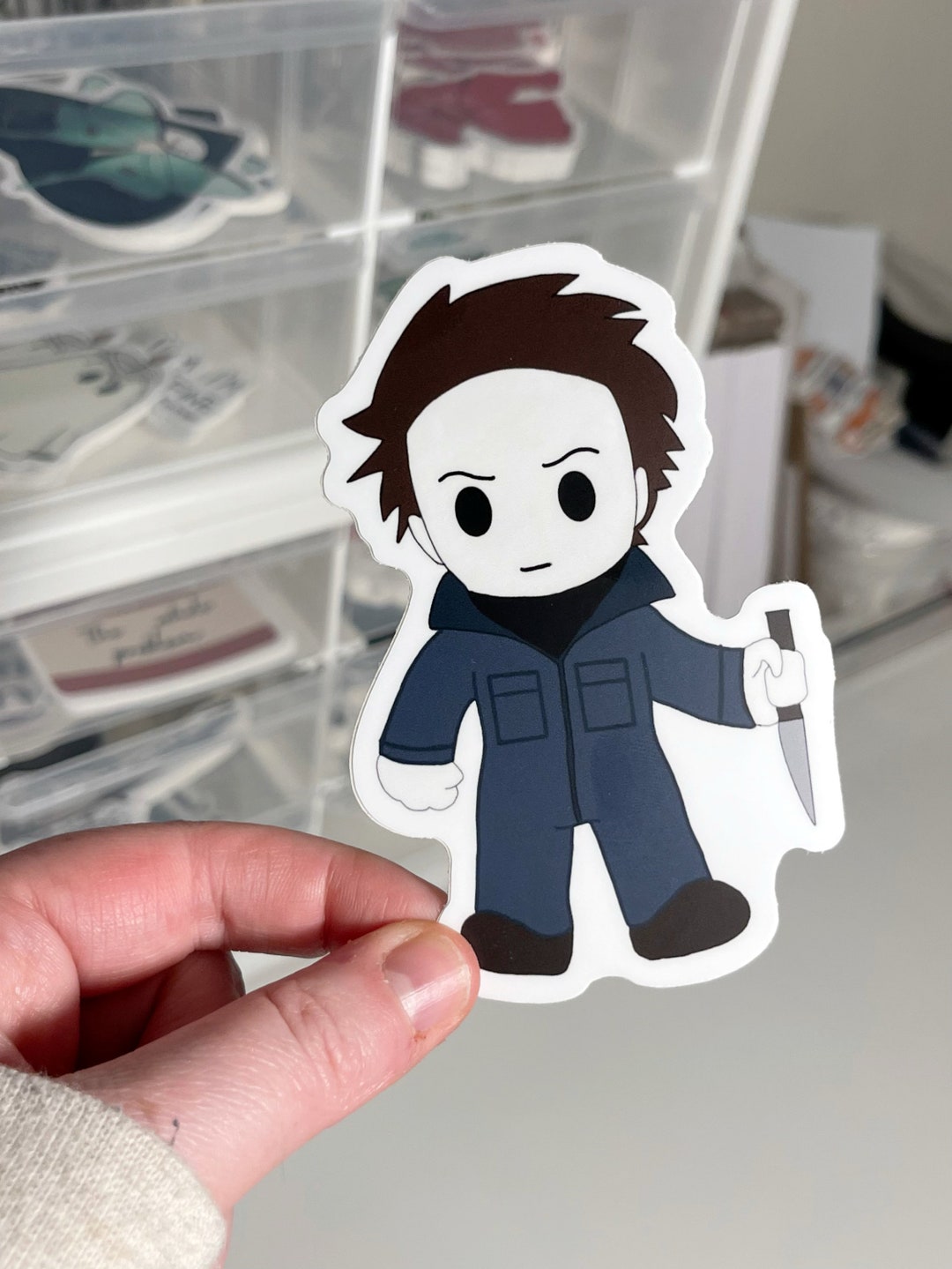 Michael | Slasher | Horror | Halloween | Sticker| Vinyl - Etsy
