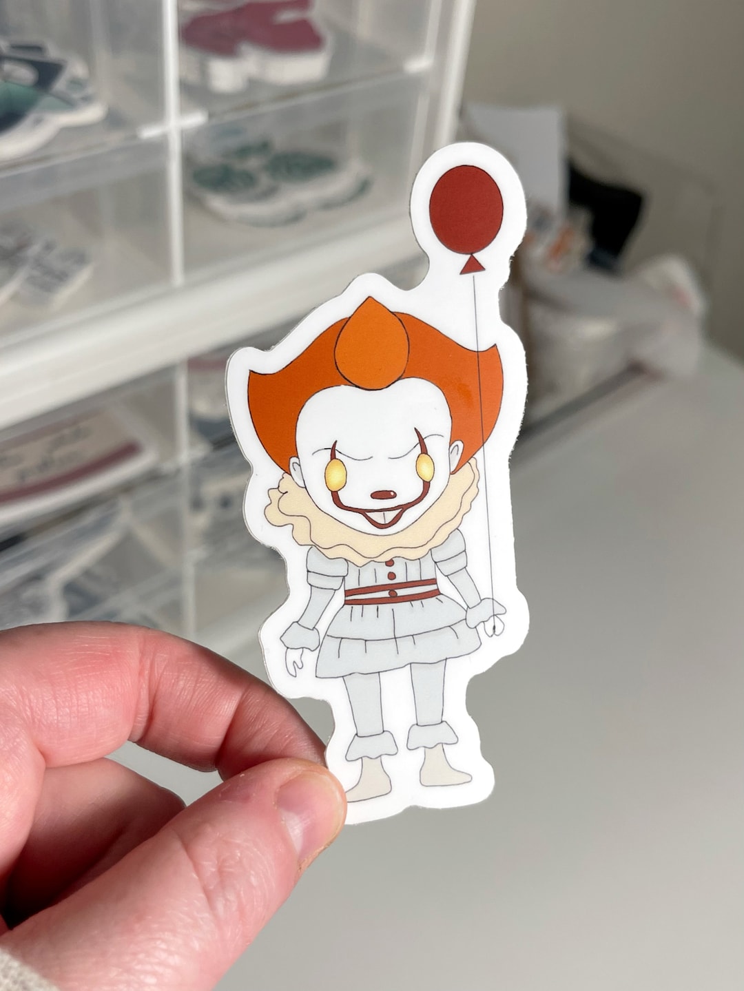 Clown| Slasher | Horror | Pennywise| Sticker| Vinyl - Etsy