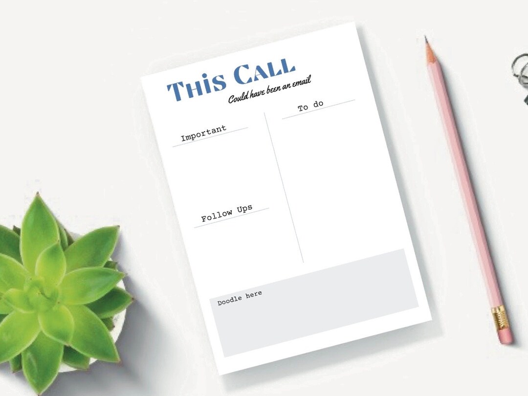 Could Have Been an Email | Notepad - Etsy