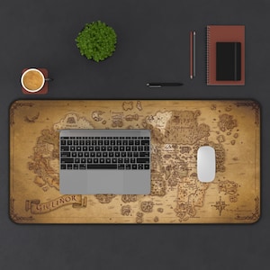 Custom Osrs Desk Mat, Runescape World Map Mouse Pad, Gift Idea - Etsy