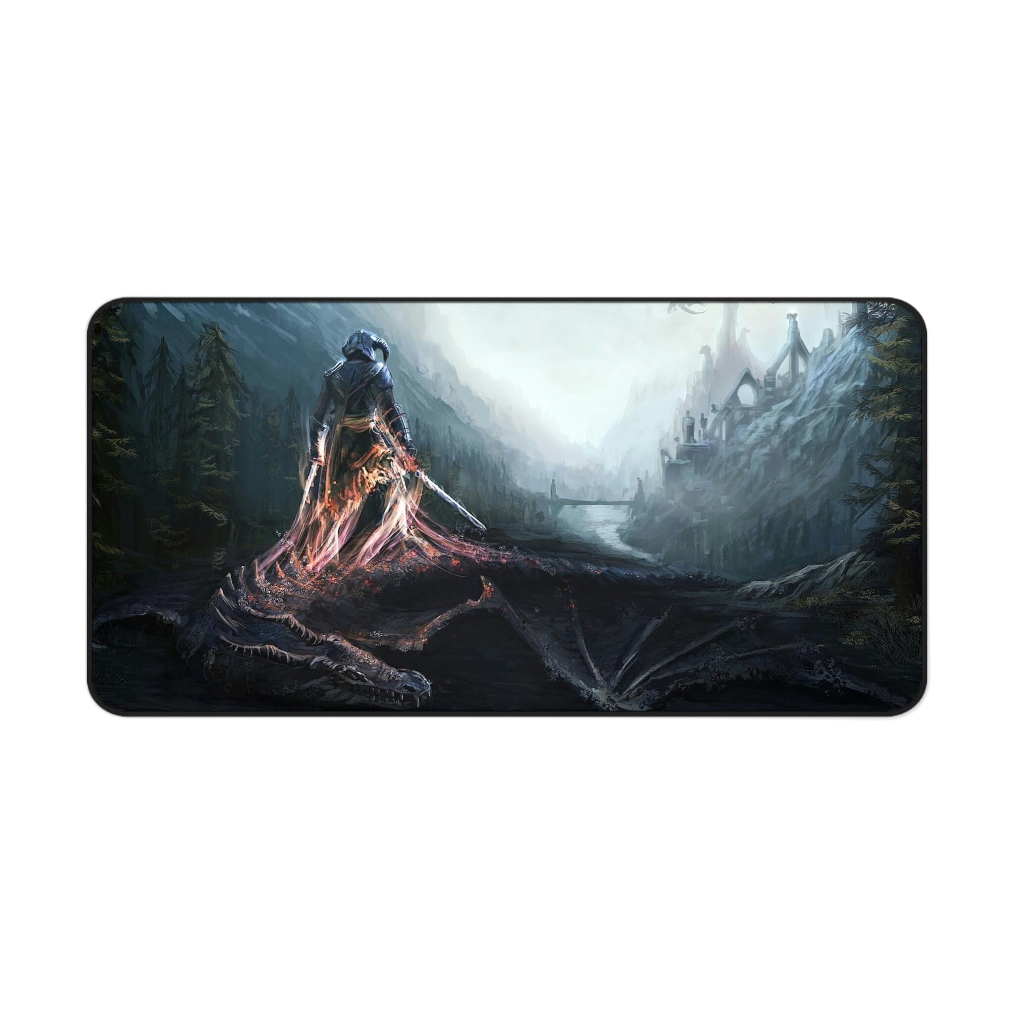 Custom Skyrim Desk Mat Elder Scrolls V Mouse Pad Gift for - Etsy